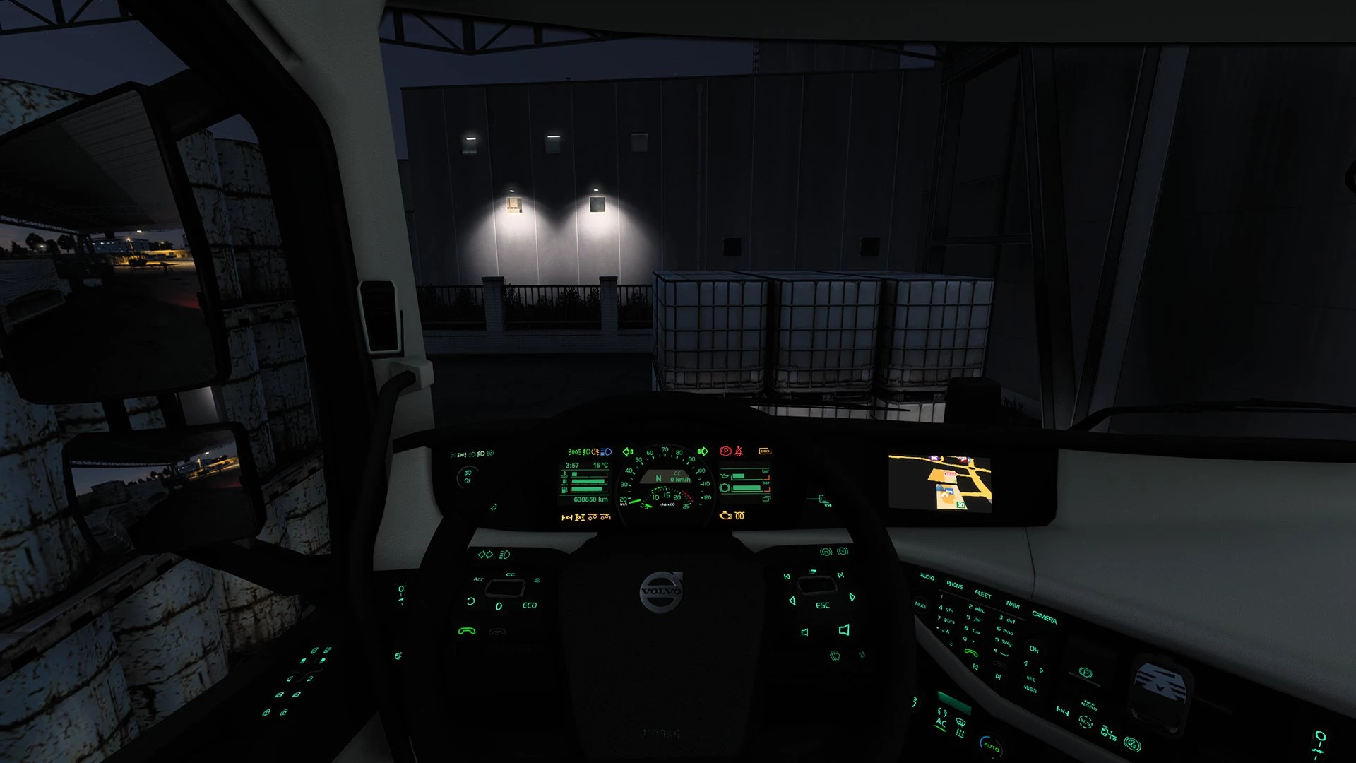 Green Dashboard for Volvo FH v 1.2.0 - Allmods.net