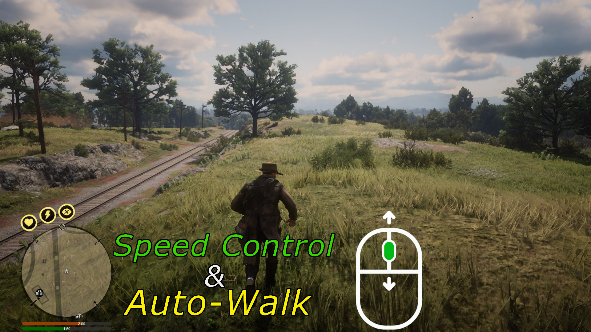 Walk Speed Control and Auto-Walk V1.1.4 - Allmods.net