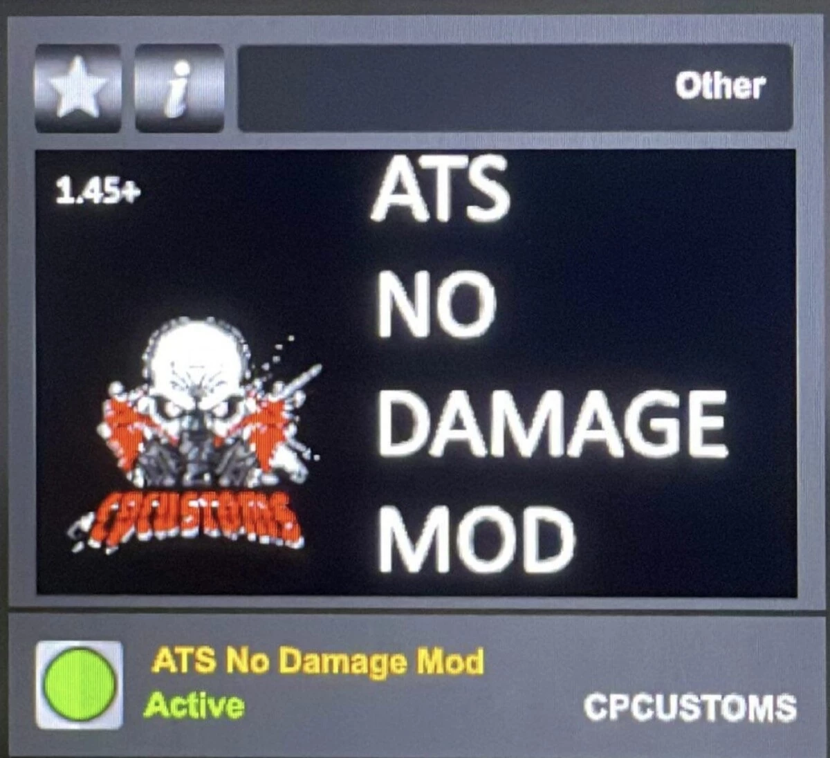 NO DAMAGE MOD BY CPCUSTOMS - 1.44/1.45 - Allmods.net