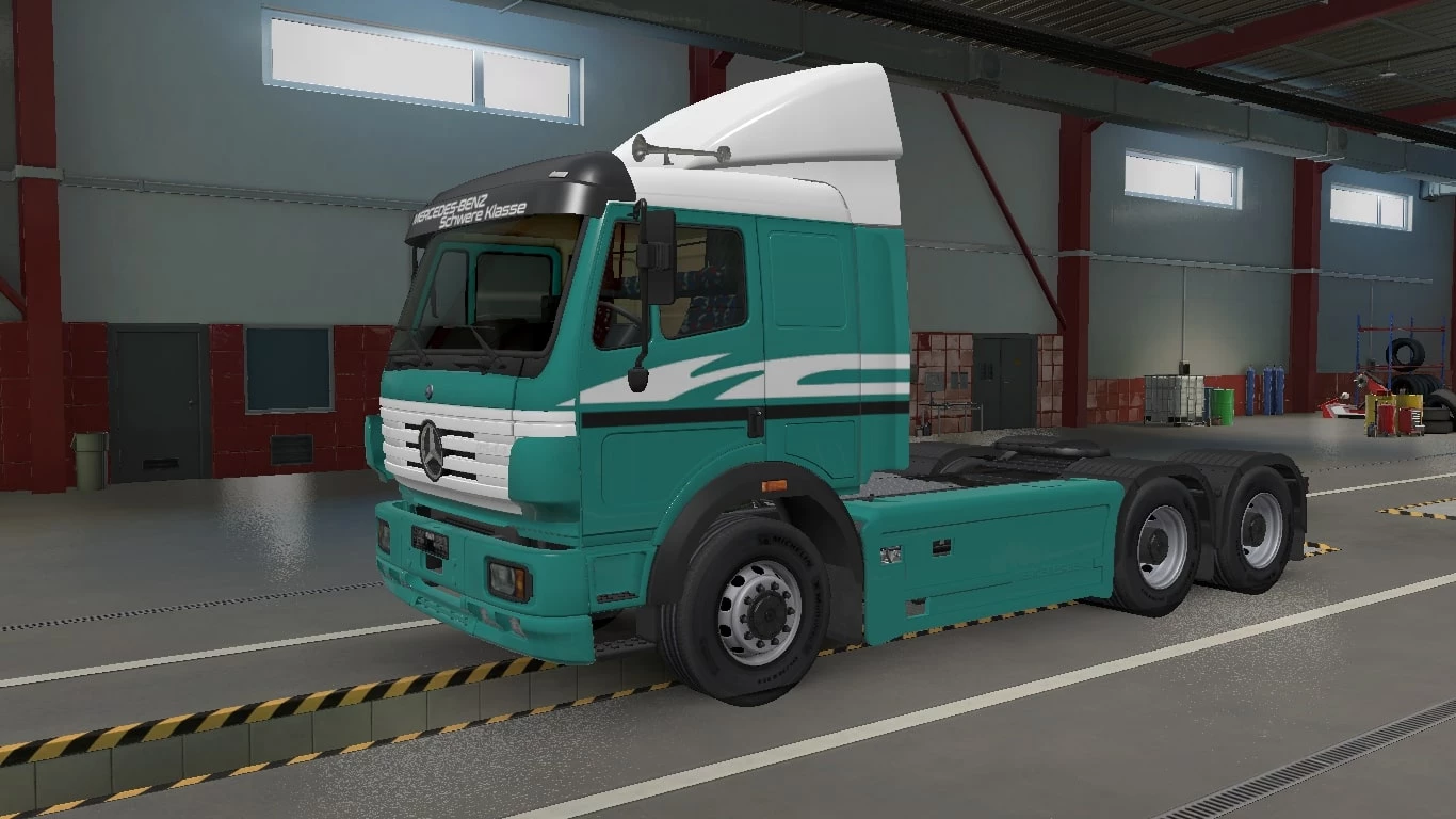 Mercedes Benz Sk (Sounds - Truck - Dlc Acc) 1.45 - Allmods.net