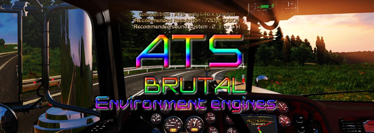 ATS BRUTAL ENGINES 2022 - 1.46.X - Allmods.net