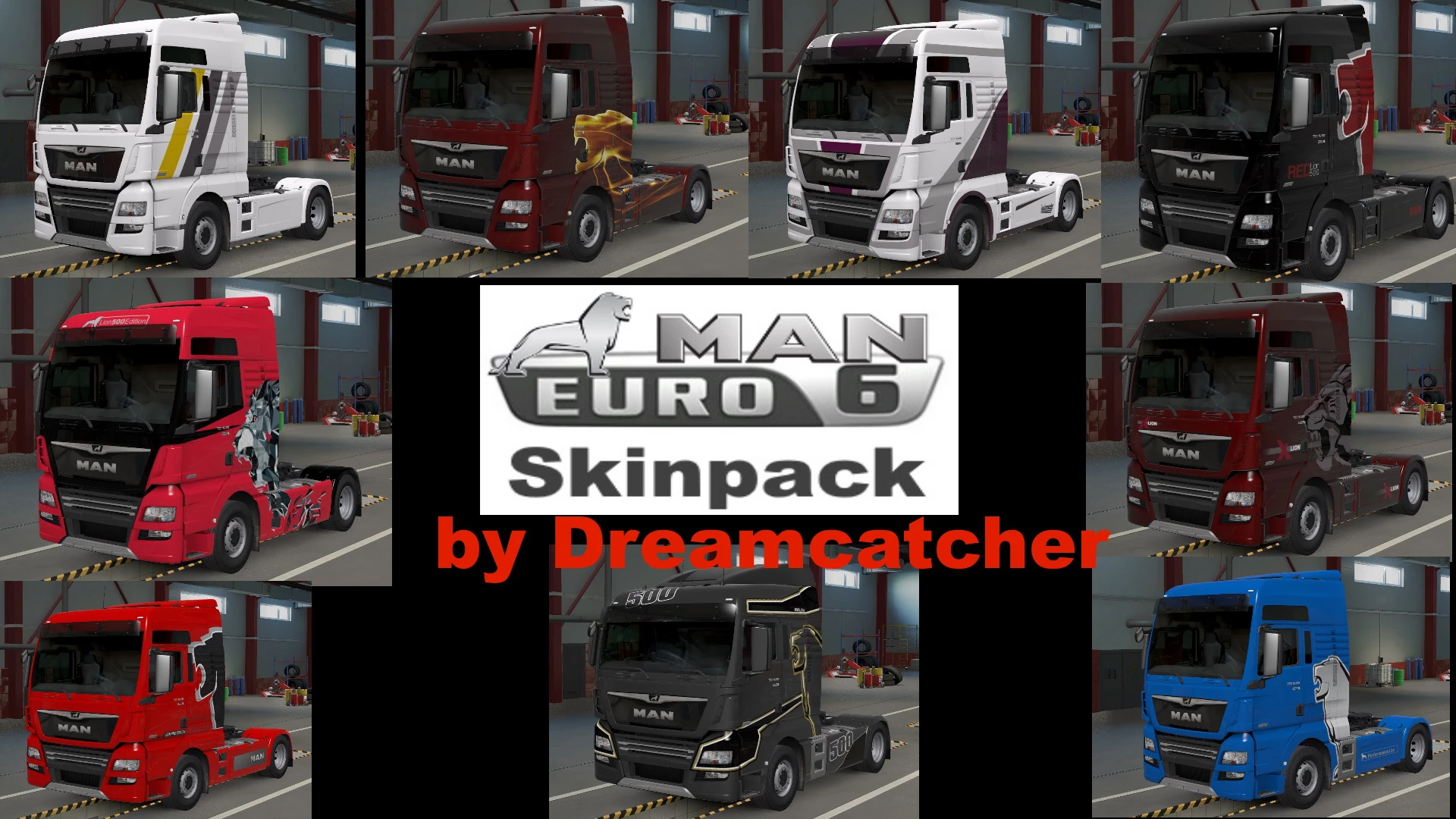 MAN TGX Euro6 skins v 1.0 - Allmods.net