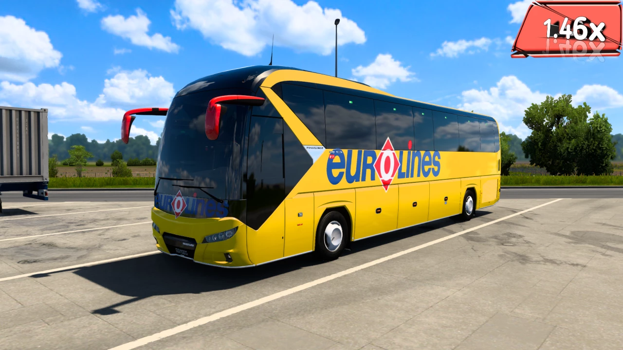 Neoplan New Tourliner 2021 Eurolines Skin 1.46.x - Allmods.net