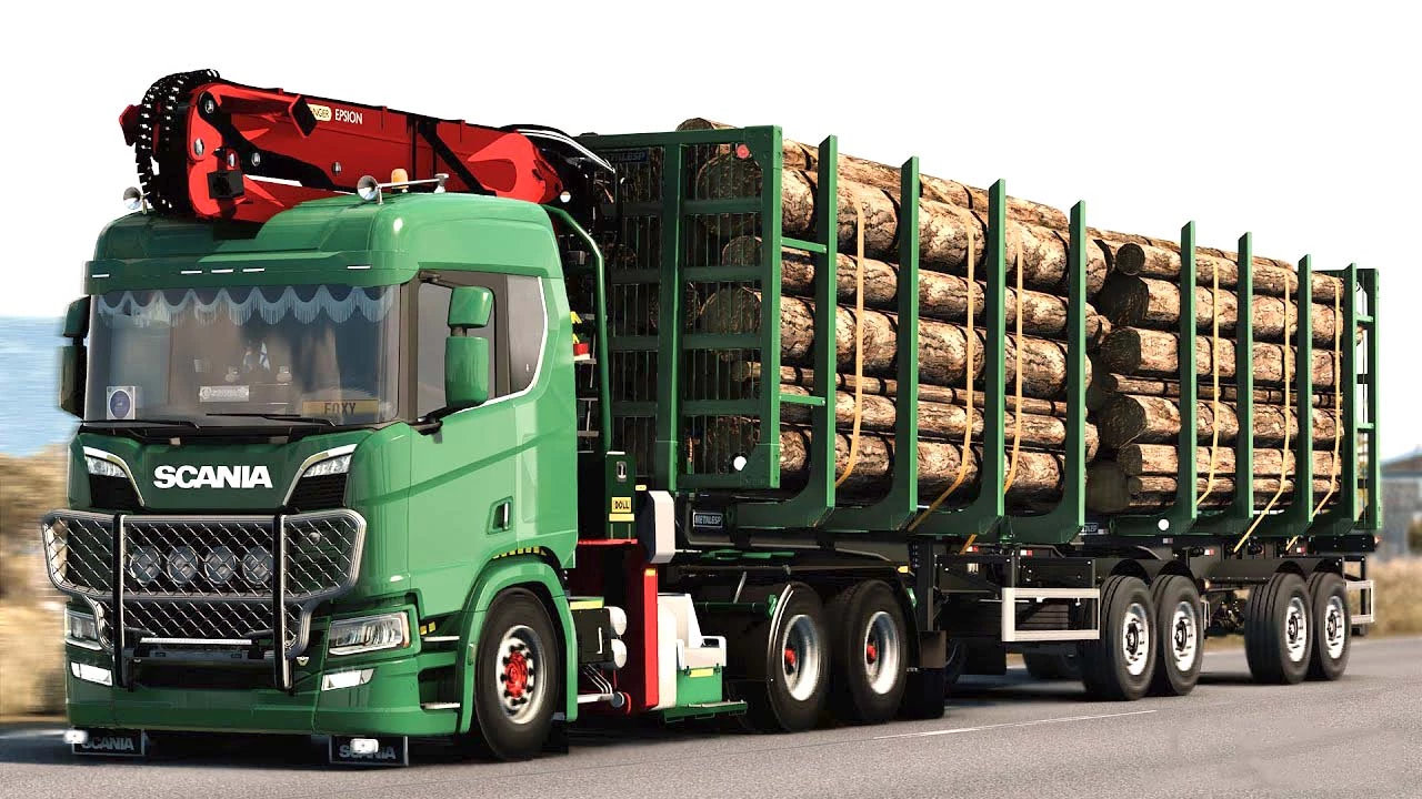 Scania NG Doll Long Wood Chassis Addon 1.49 - Allmods.net
