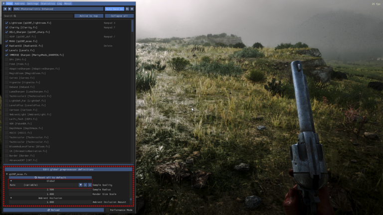 RDR2 Photorealistic ReShade Enhanced V1.5 - Allmods.net