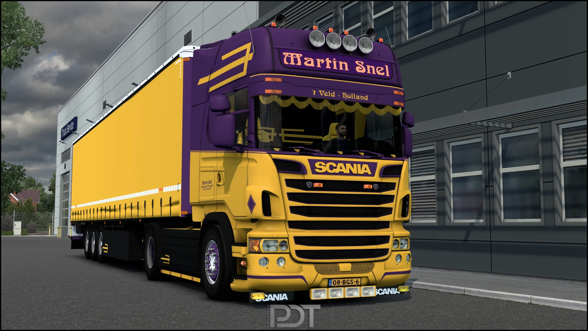 Scania R450 + Trailer Martin Snel v7 1.49 - Allmods.net