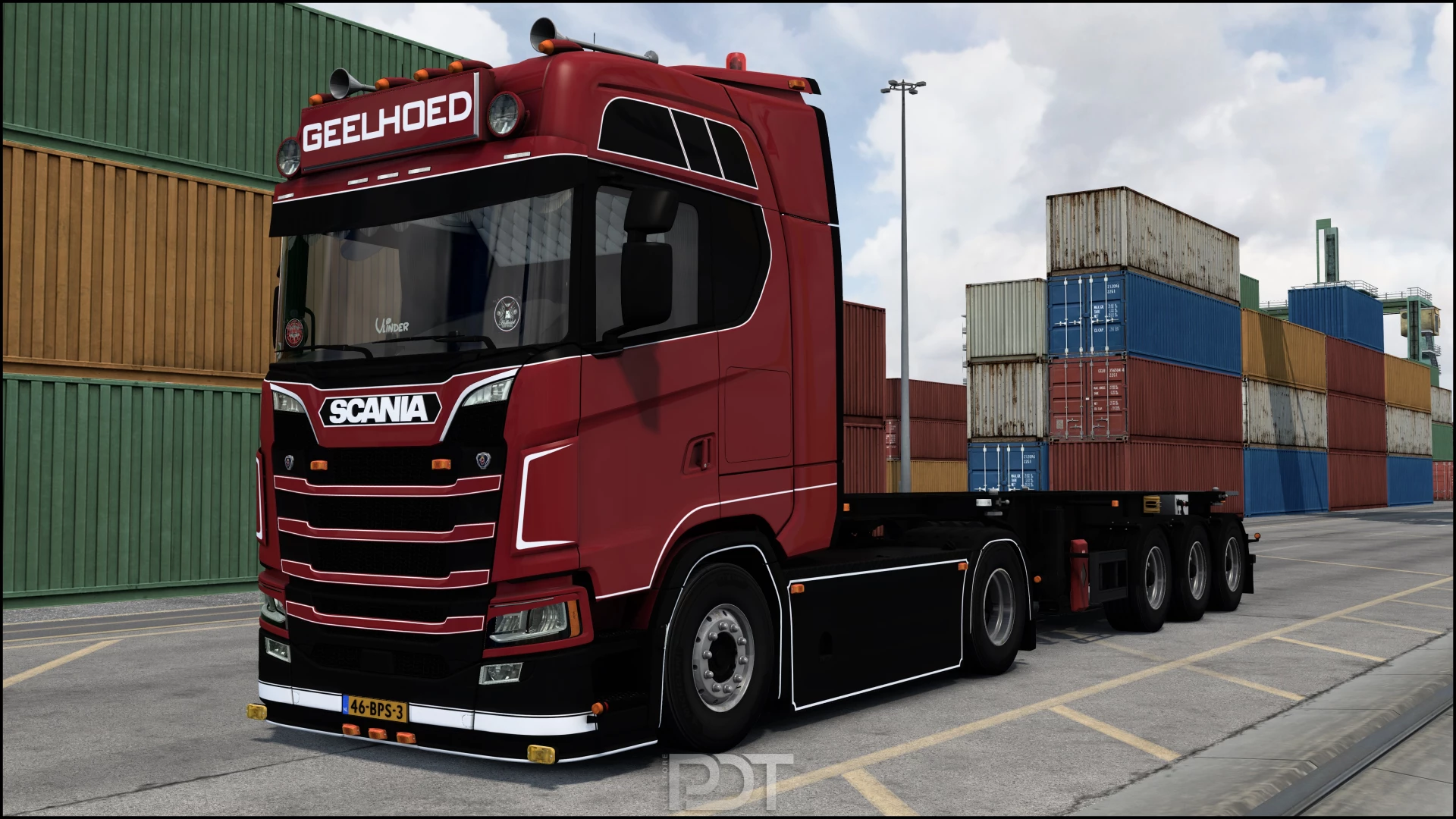 Scania S450 + Trailer Geelhoed v 2.0 1.49 - Allmods.net