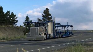 PETERBILT 389 CAR HAULER V1.5 1.53 - Allmods.net