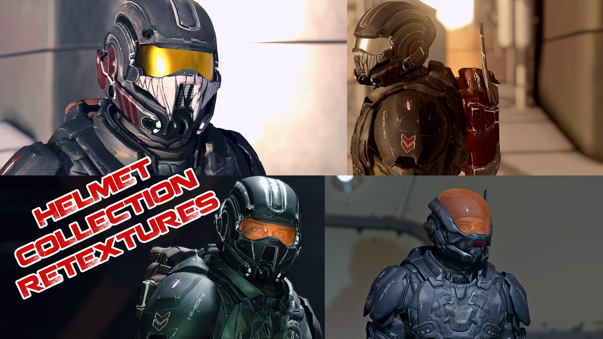 Helmet Collection Retextures V1.0 - Allmods.net