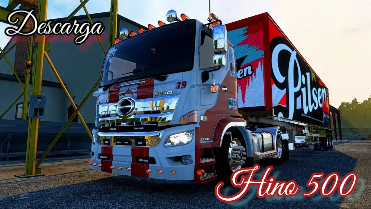 Hino 500 1726 Truck + Interior v1.1 (1.56.x) - Allmods.net
