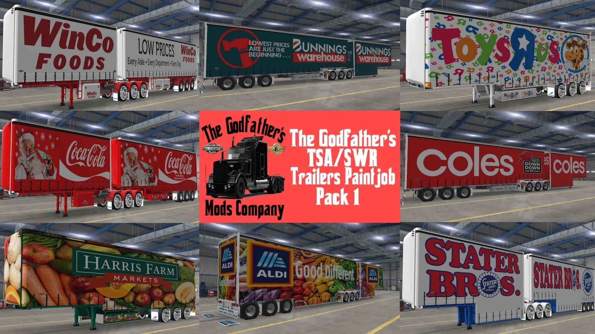 THE GODFATHER'S TSA SWR TRAILERS PAINTJOB PACK 1 V1.1 - Allmods.net