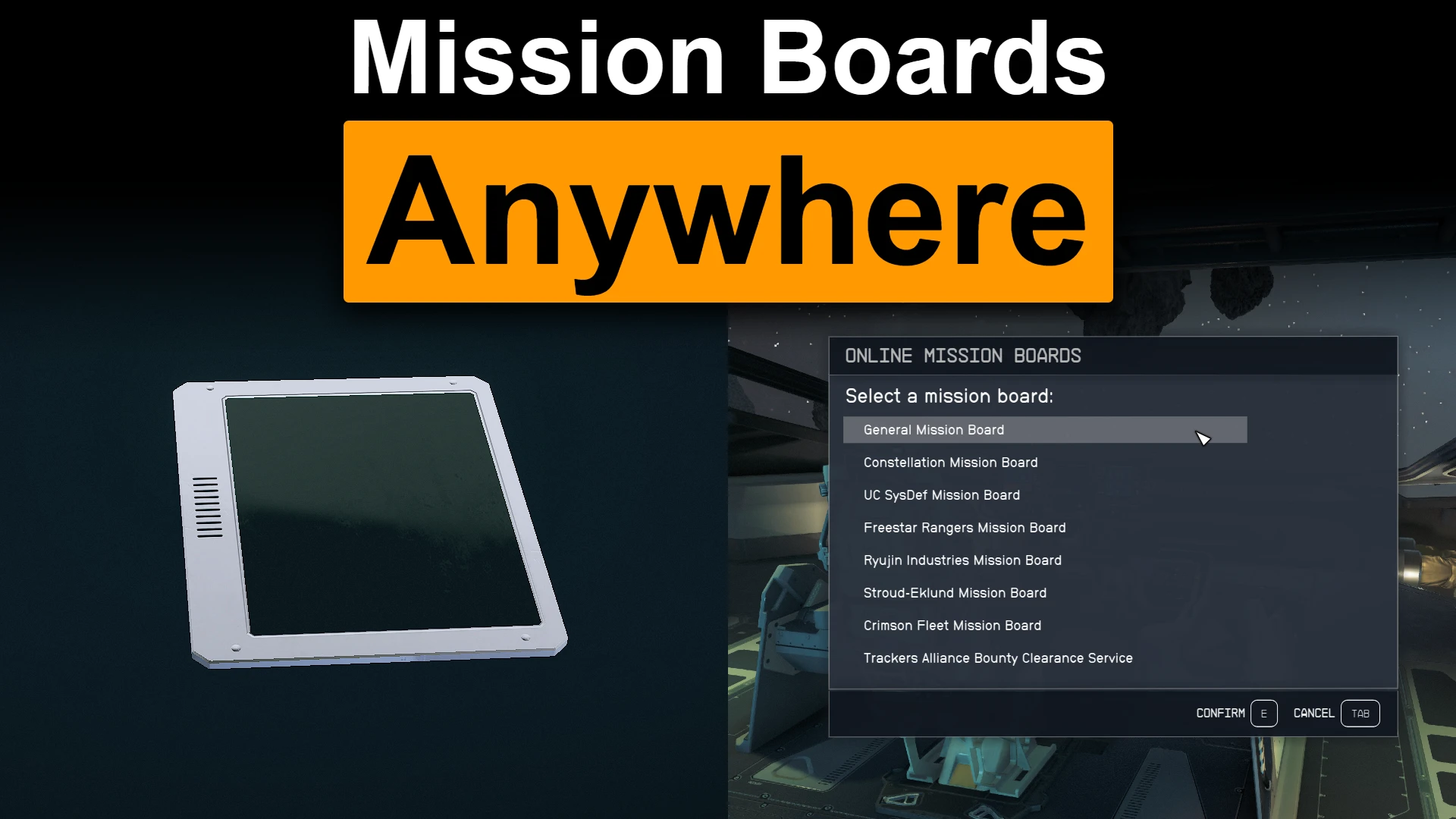 Mission Boards Anywhere - Also Bounty Clearance V0.1.4 - Allmods.net