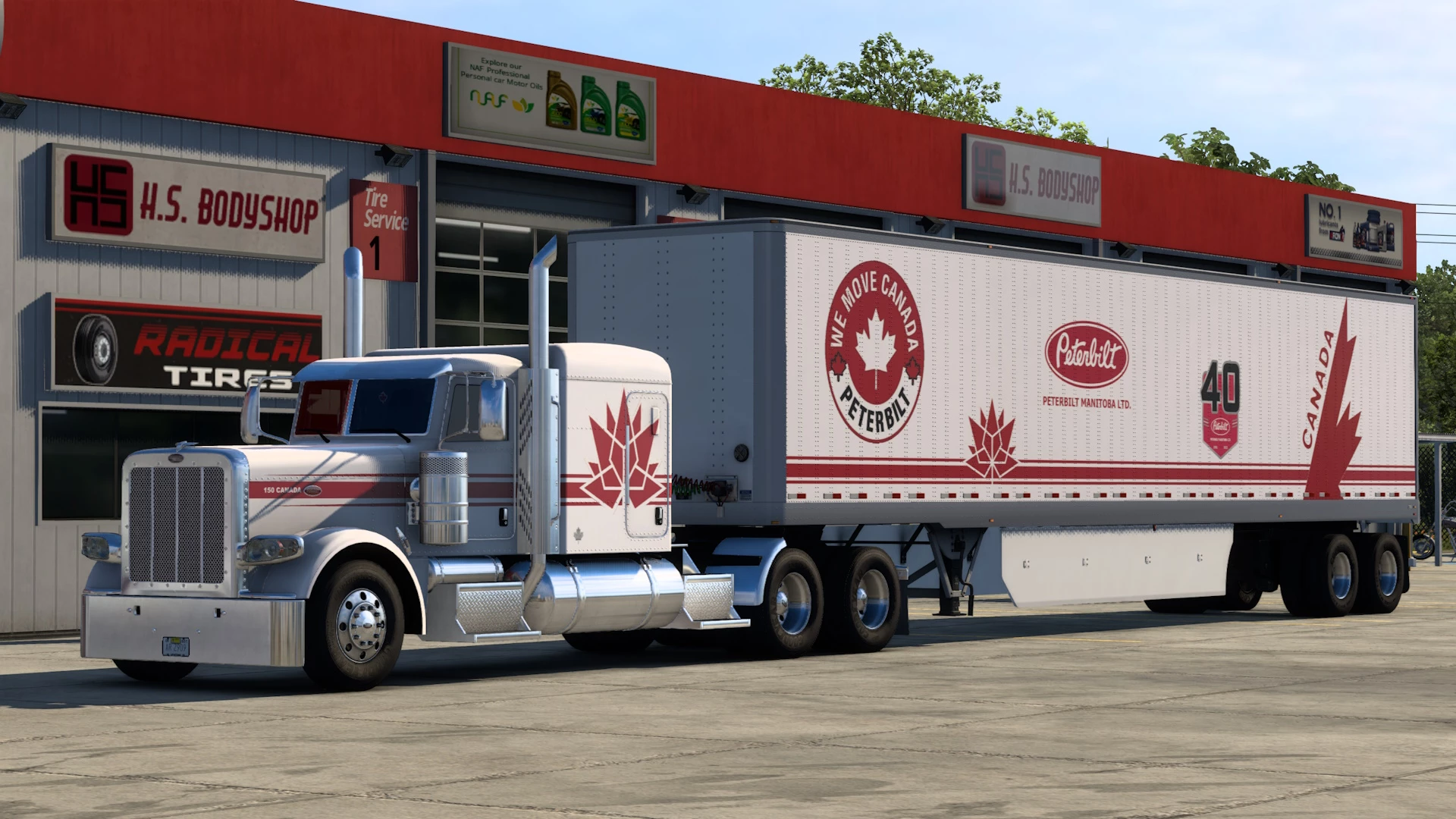 PETERBILT CANADA COMBO SKIN V1.0 - Allmods.net