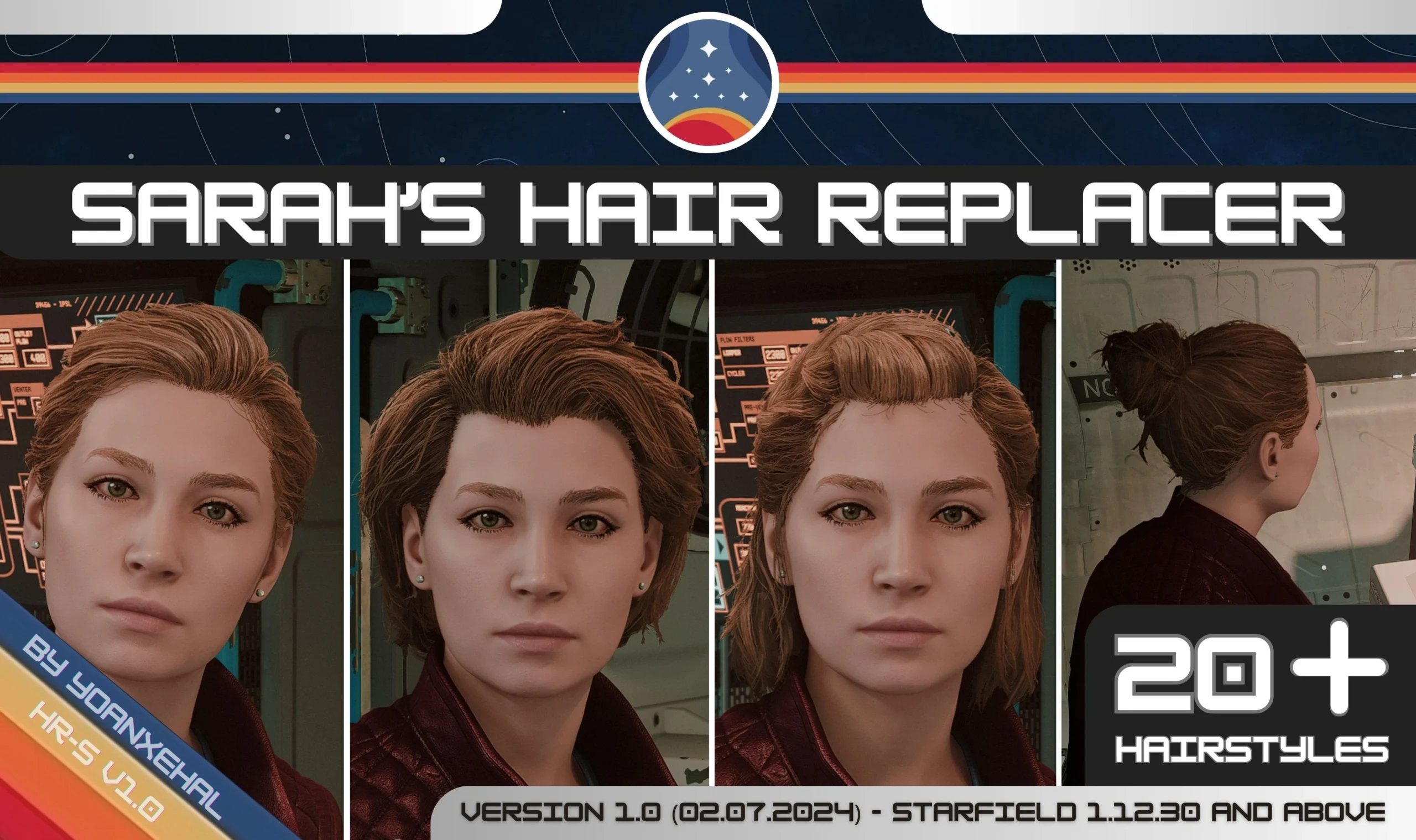 Sarah's Hair Replacer - 22 Hairstyles V1.0 - Allmods.net