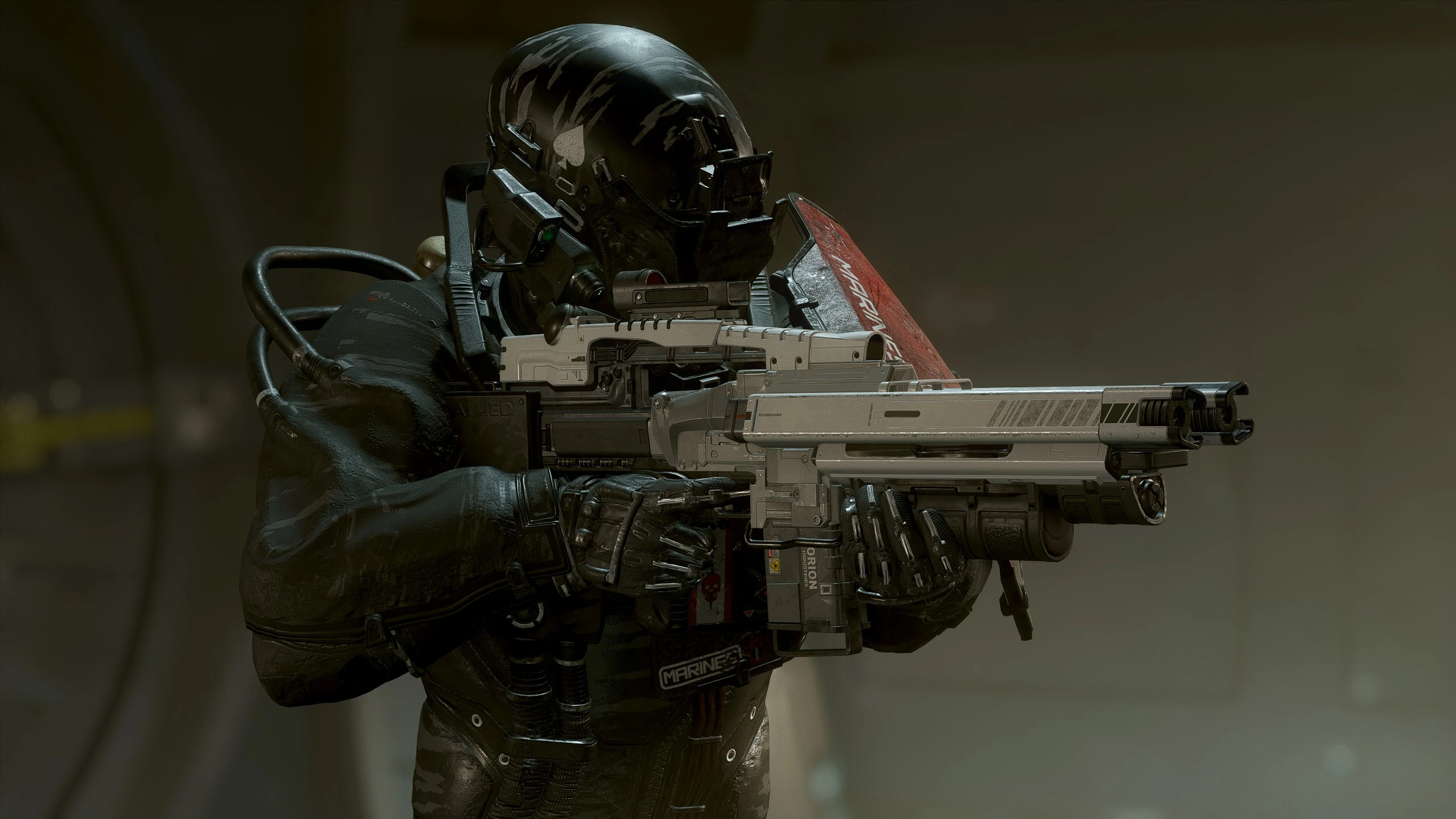 Orion - White - Weapon Skin and Texture Replacement V1.0 - Allmods.net