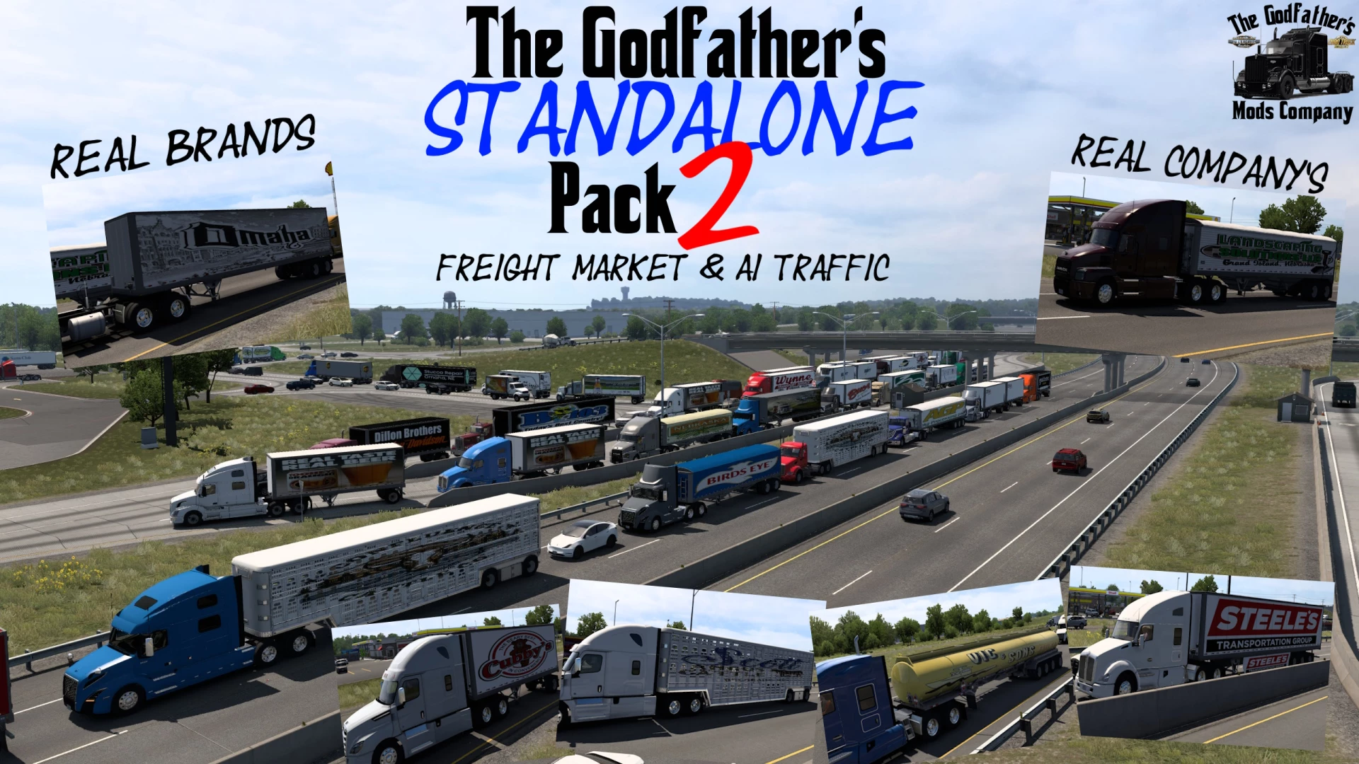 The Godfather's ATS Standalone Freight Market/Traffic Pack 2 V1.3 ...