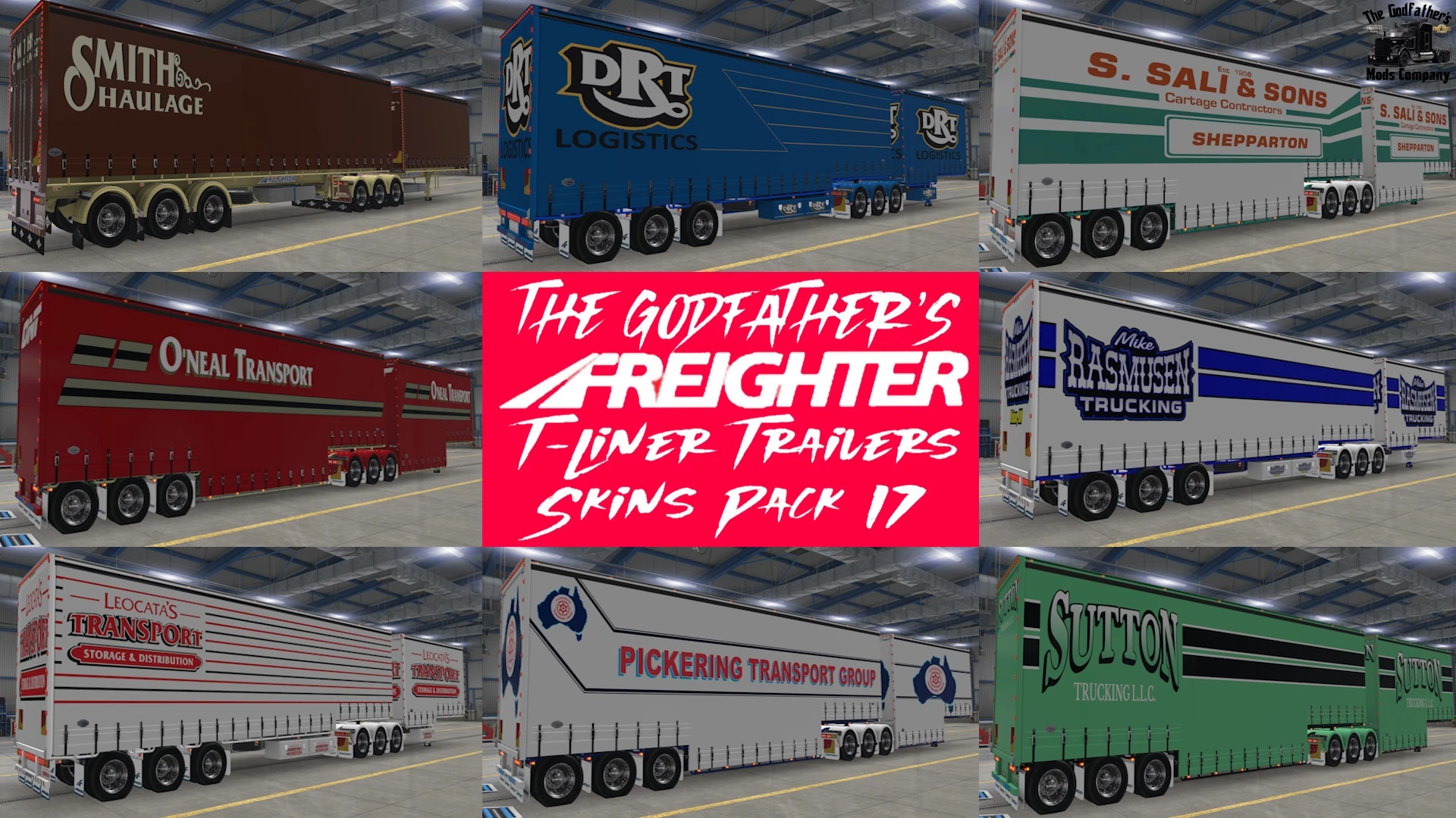 The Godfather's Freighter T-Liner Trailer Skins Pack 17 V1.0 - Allmods.net