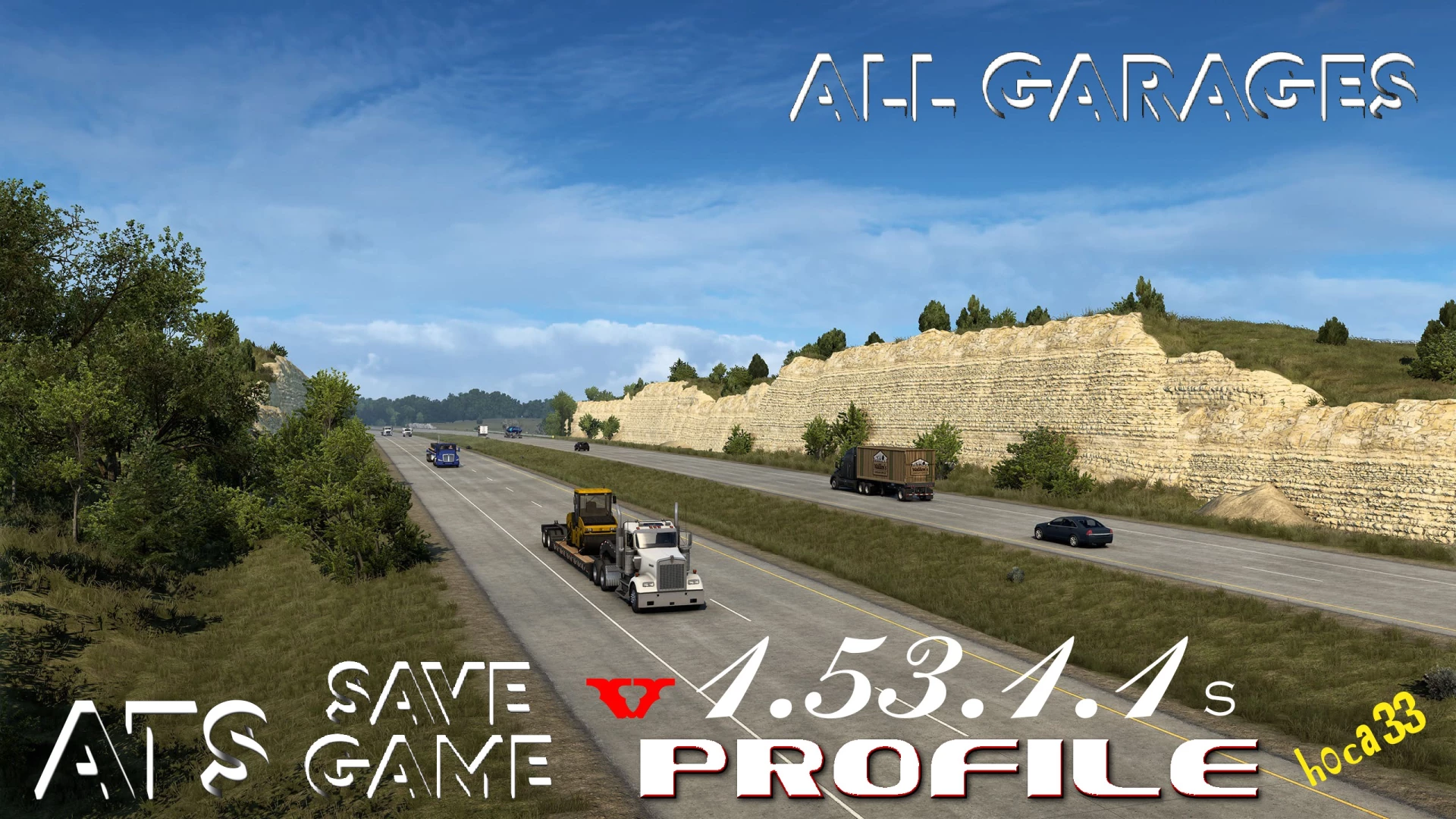 ATS Save-Profile (All Map DLCs Required) v1.53.1.1s - Allmods.net