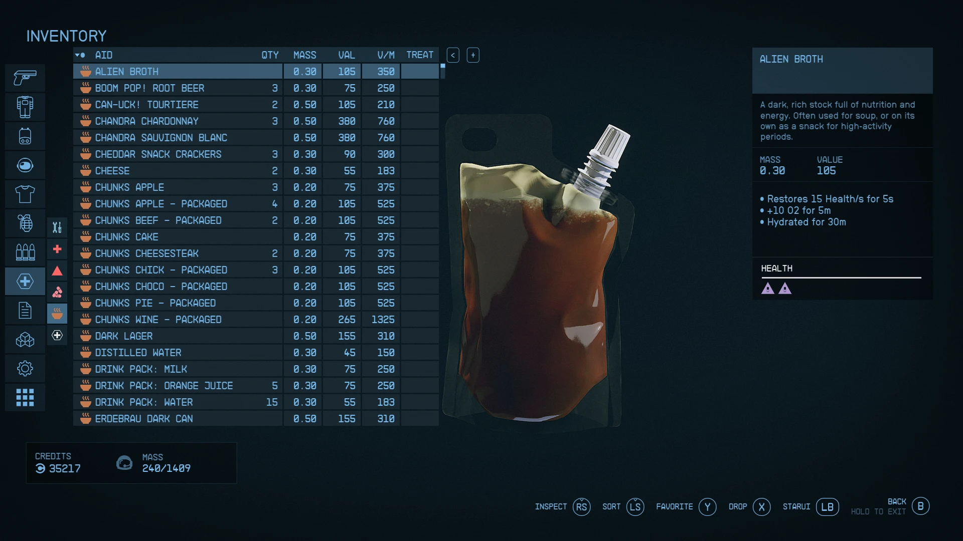 Fallout 4 Style Food Healing V1.2 - Allmods.net