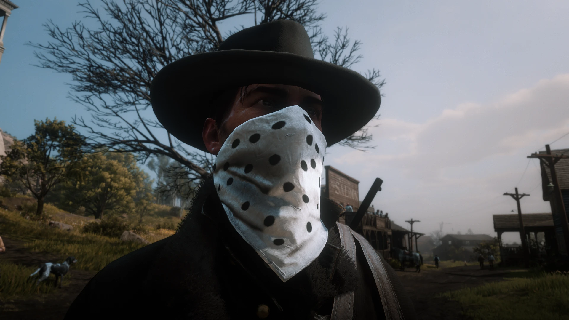 Black Patterned Bandana V1.0.2 - Allmods.net