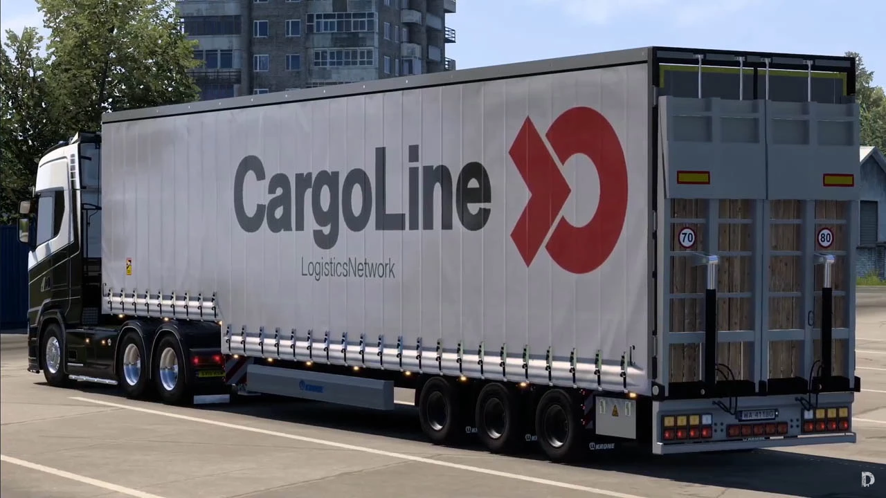 H&W Krone SD27 Jumboliner 3/4/6 Axles v1.54 - Allmods.net