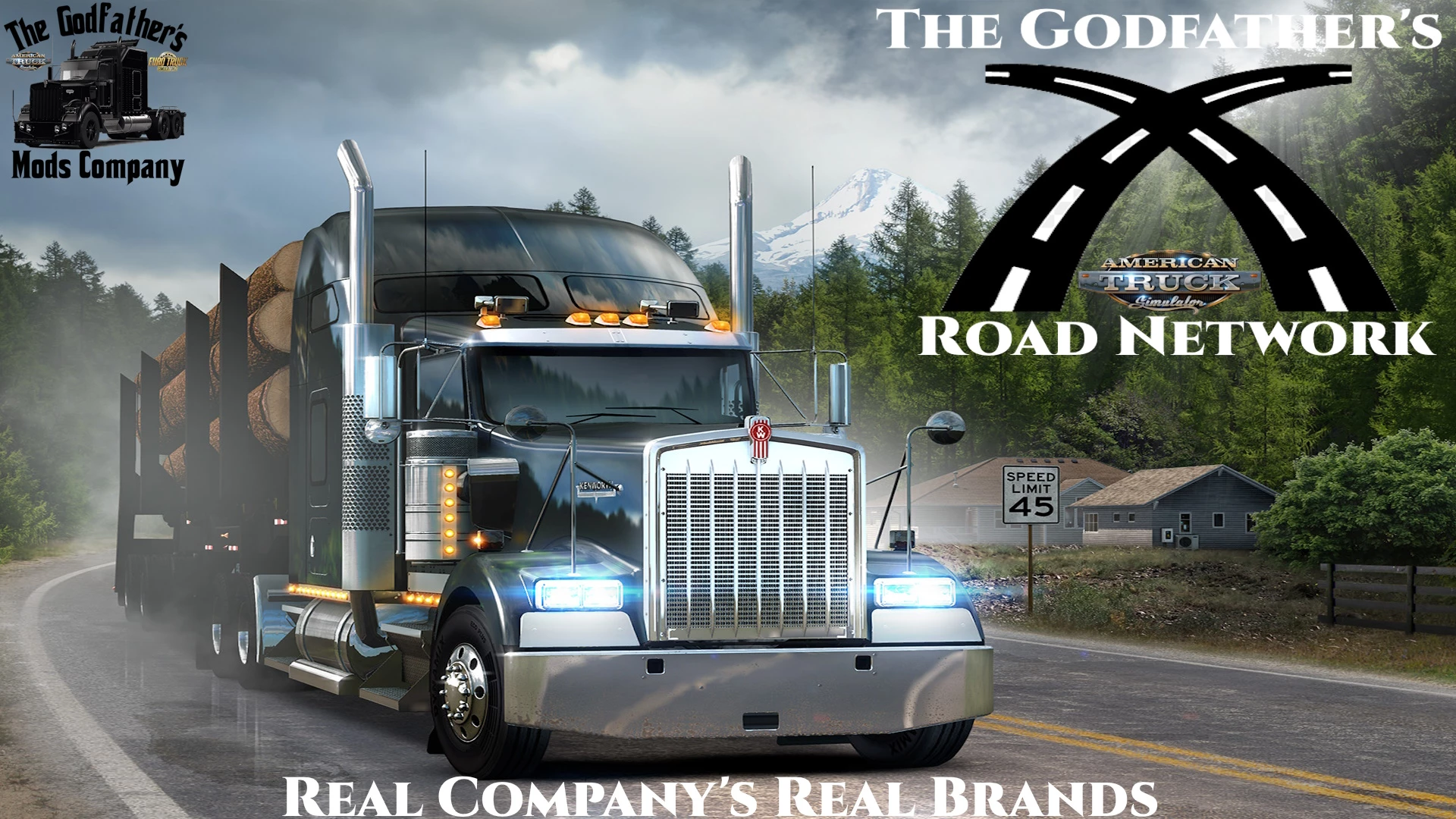 The Godfather's ATS Road Network V1.3 - Allmods.net