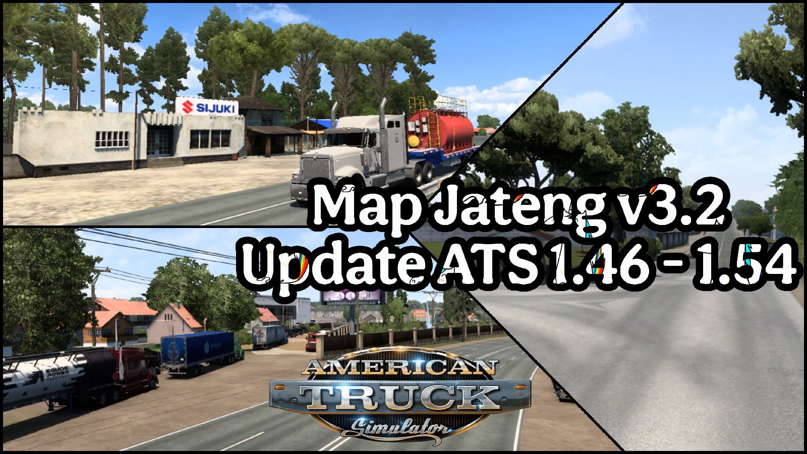 New Jateng Map V3.2 ATS Version 1.53 - Allmods.net