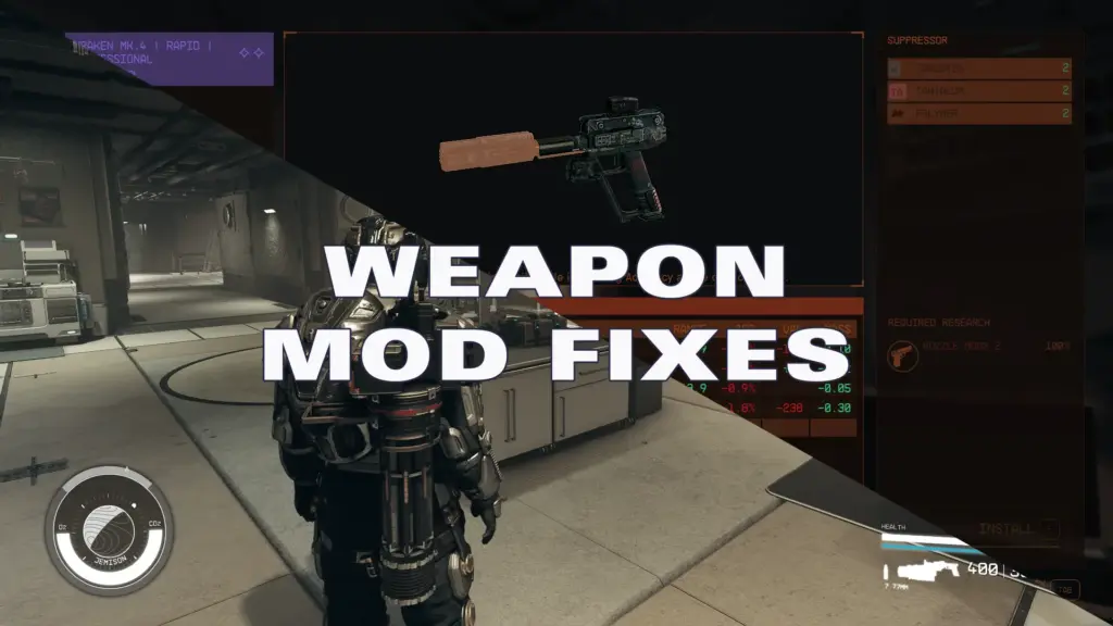 Weapon Mod Fixes - WMF V1.9.2 - Allmods.net