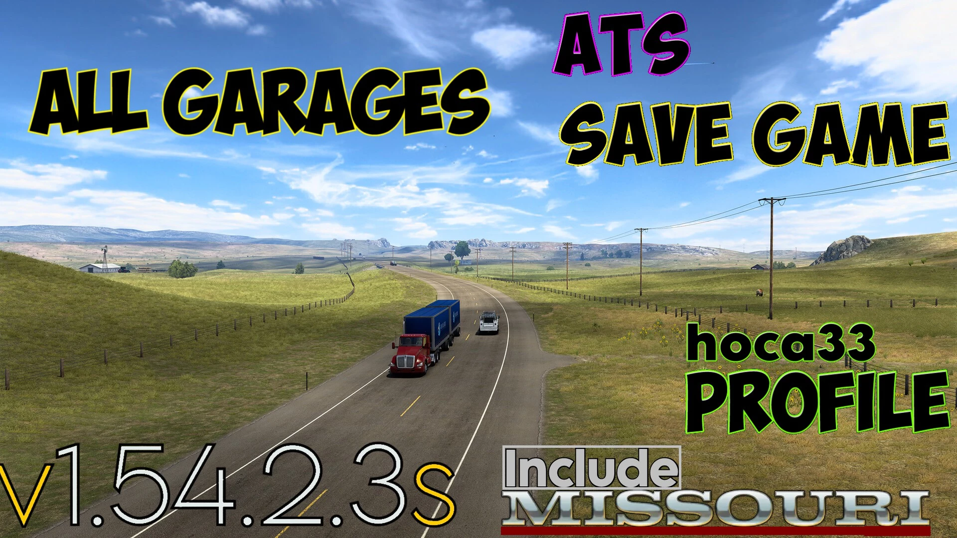 ATS – Save-Profile (All Map DLCs Required) V1.54.2.3s - Allmods.net