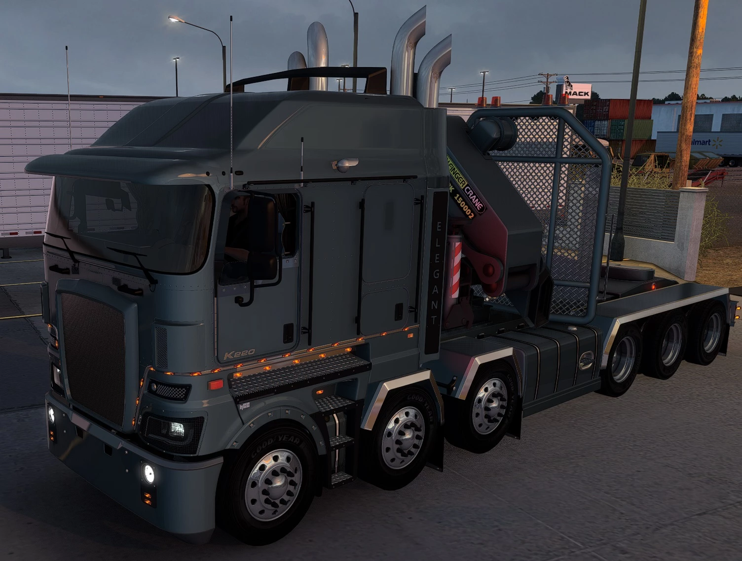 Kenworth K220 Truck + Interior V1.1 (1.55.x) - Allmods.net