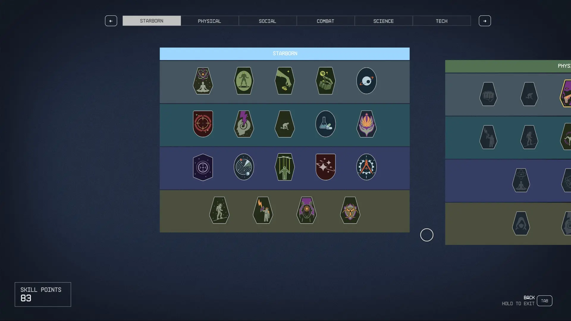 Starborn Perk Tree V1.0.9 - Allmods.net