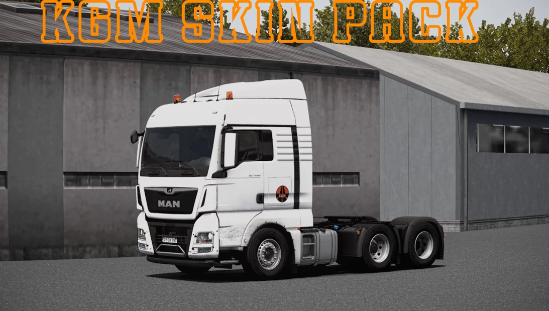 MAN TGX E6 by Gloover Kgm skin pack v1.0 - Allmods.net