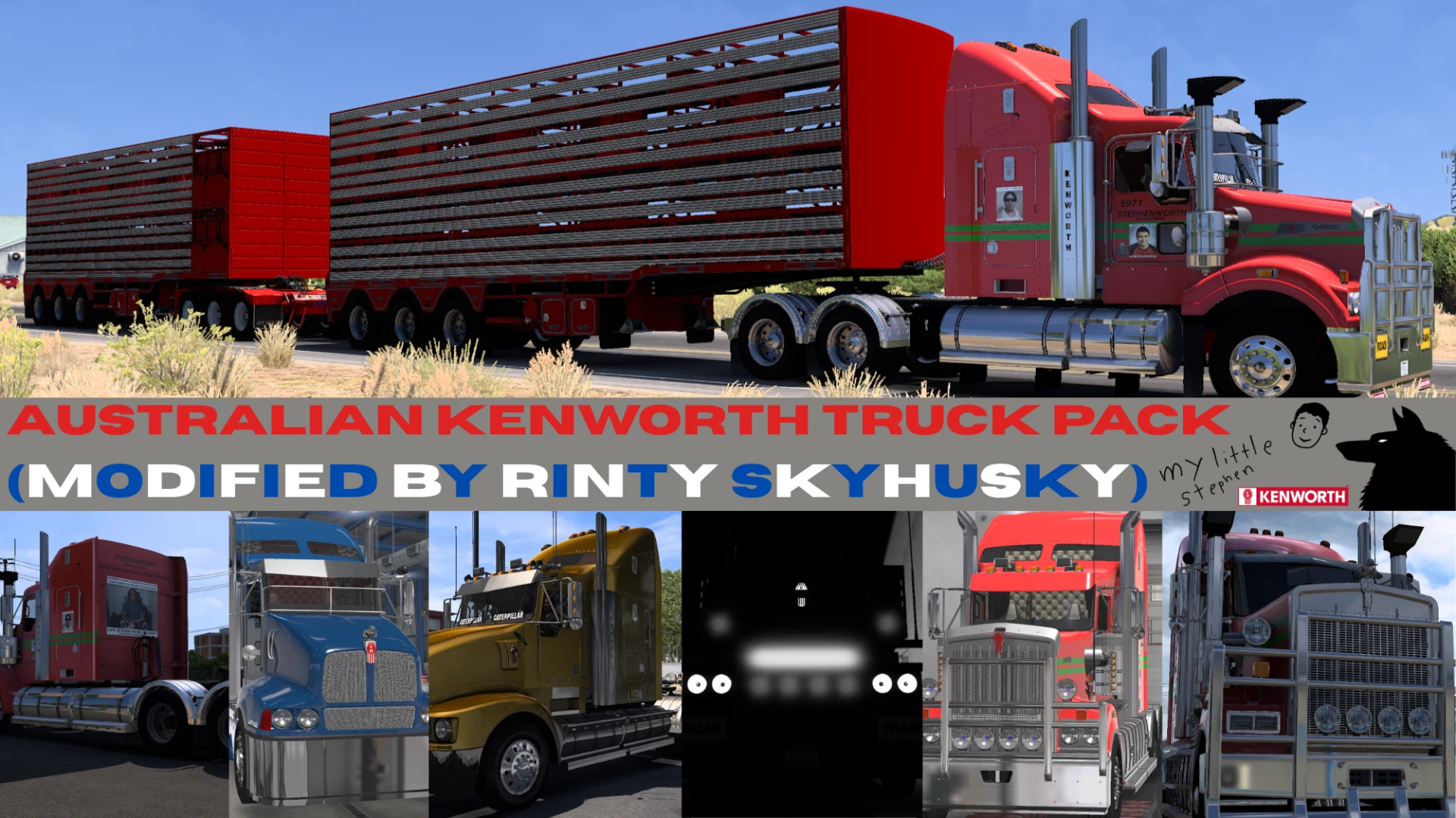 Australian Kenworth Truck Pack (Modified By Rinty SkyHusky) V1.1 ...