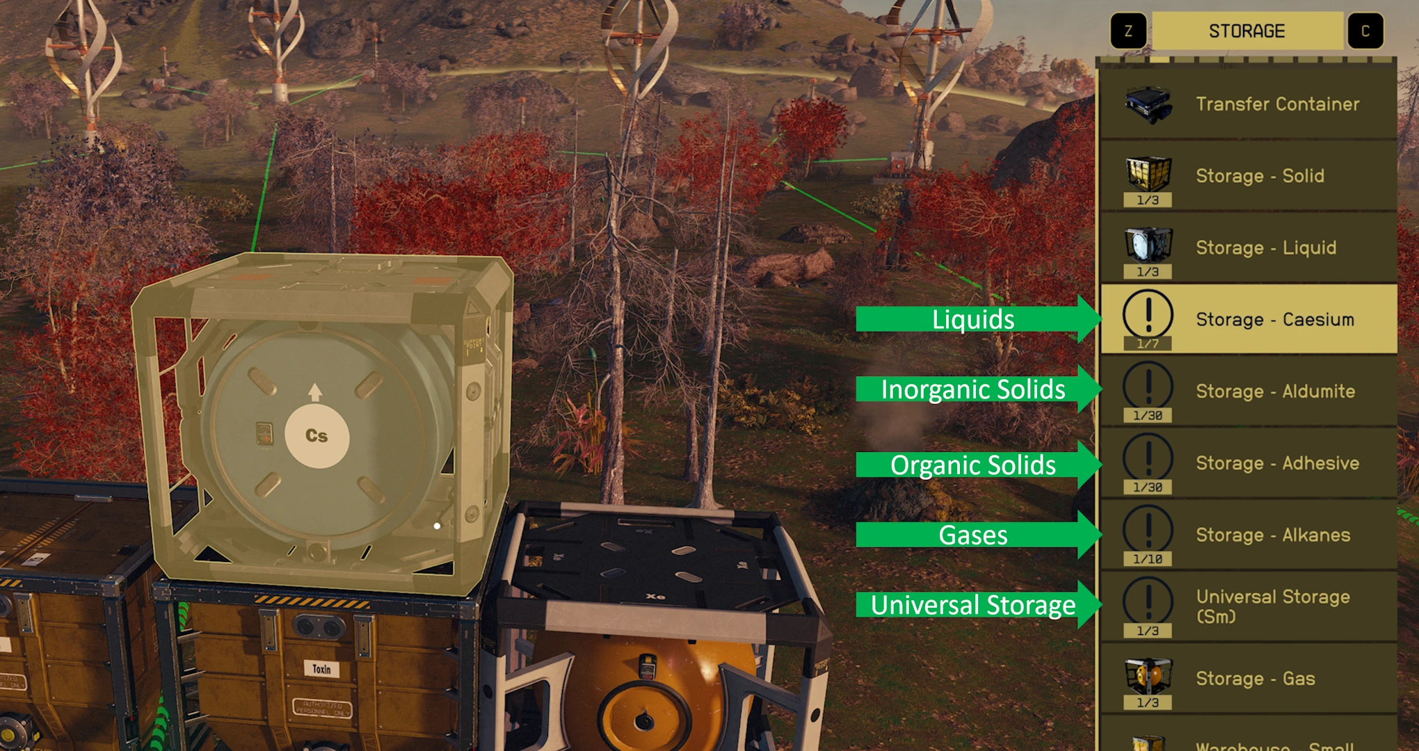 Sorted Outpost Storage V1.3 - Allmods.net