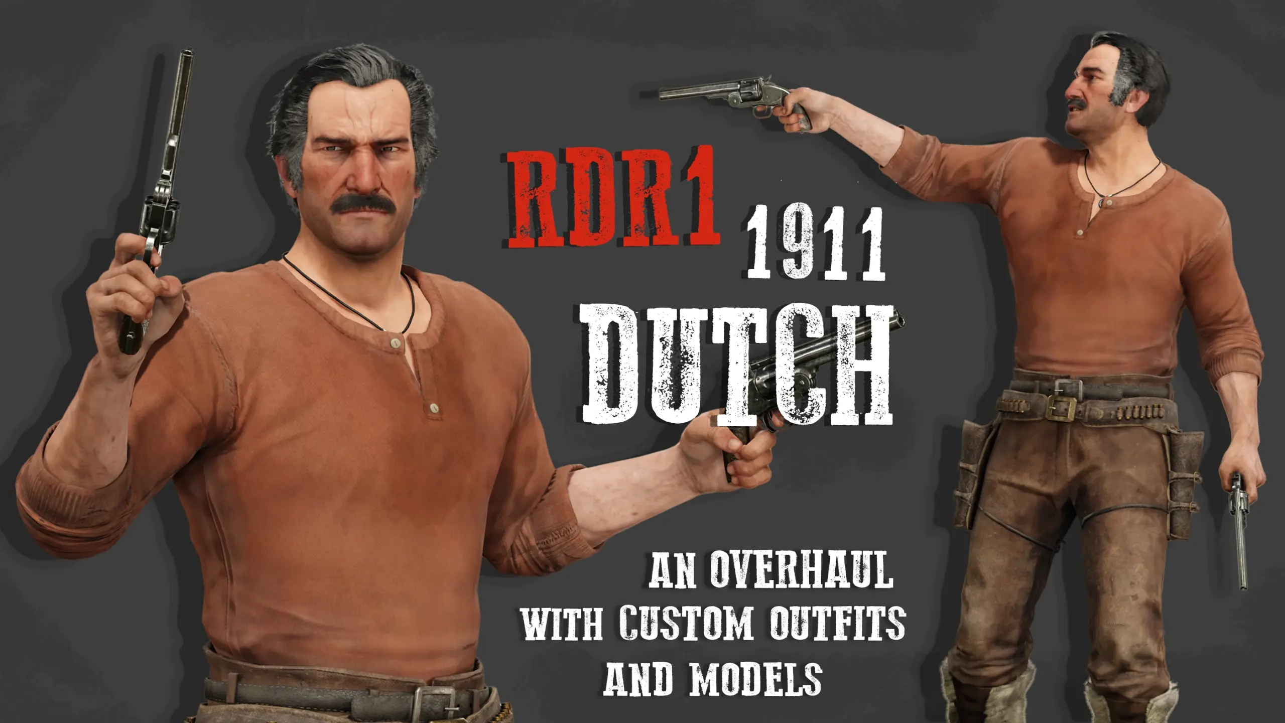 1911 Dutch Van Der Linde - A RDR1 Redesign V1.0 - Allmods.net