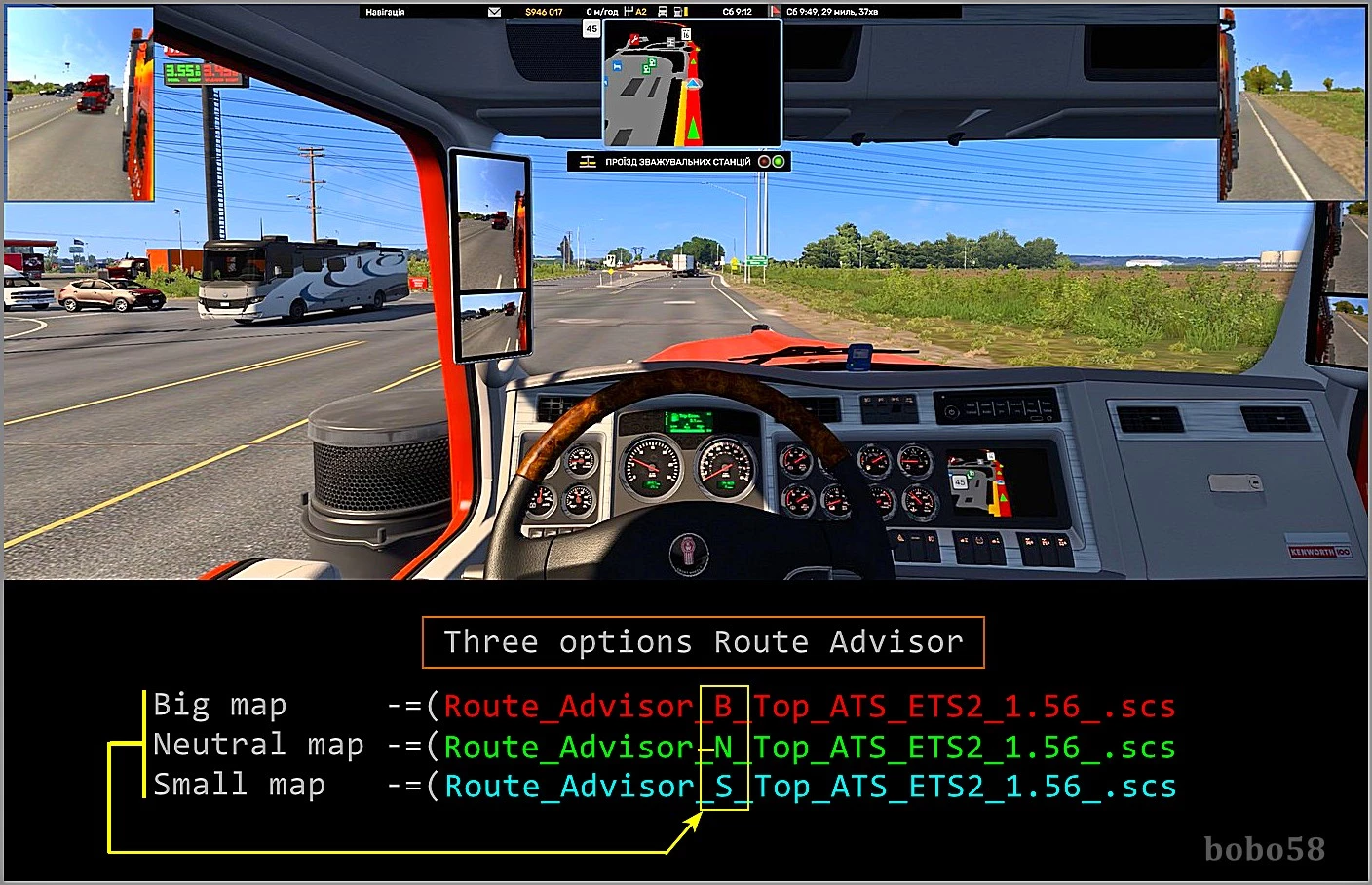 ATS Route Advisor 1.56 - Allmods.net