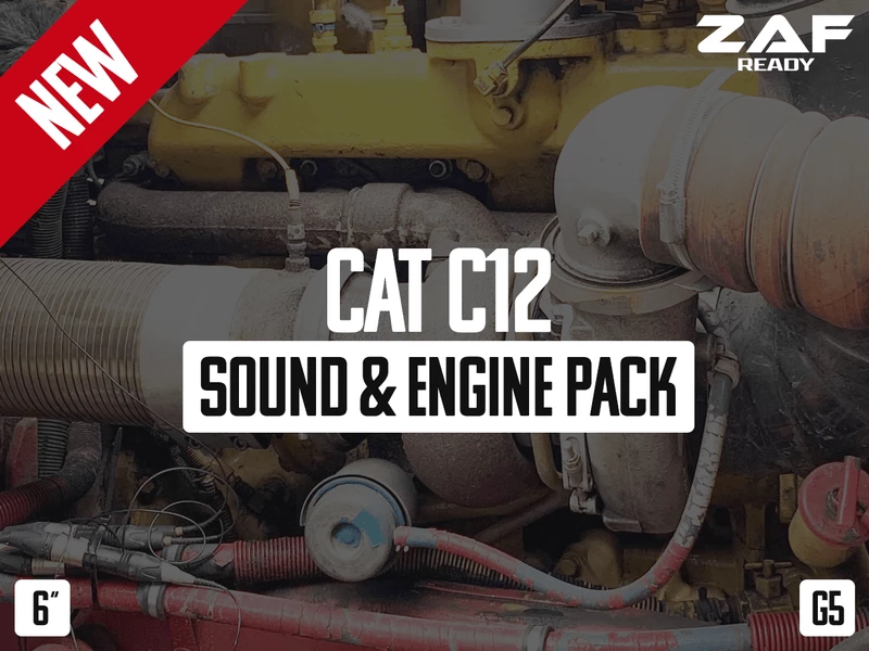 CAT C12 Sound & Engine Pack V1.0 - Allmods.net