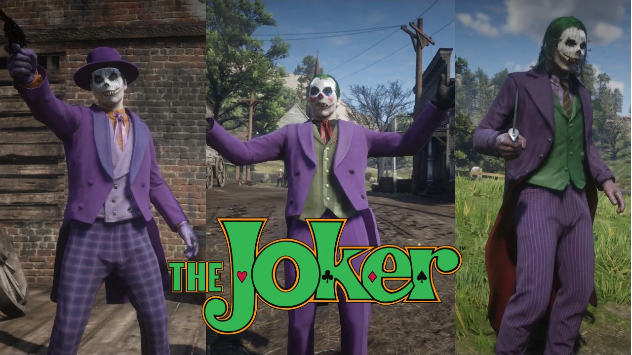 The Joker Outfit Skin Pack V1.0 - Allmods.net