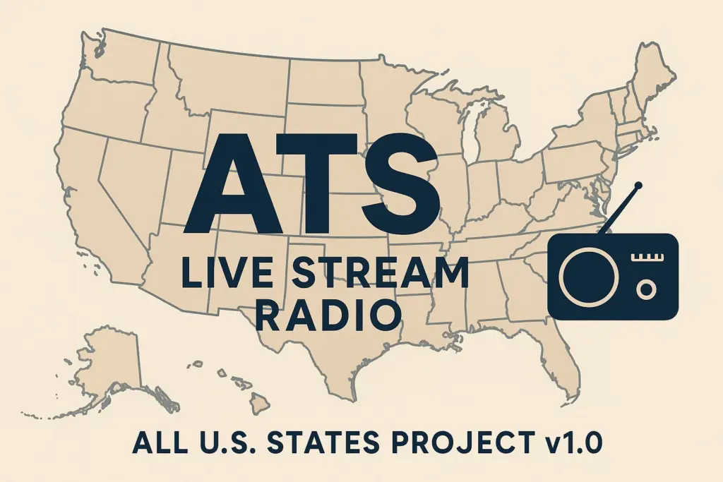 ATS Live Stream Radio – All U.S. States Project V1.0 - Allmods.net