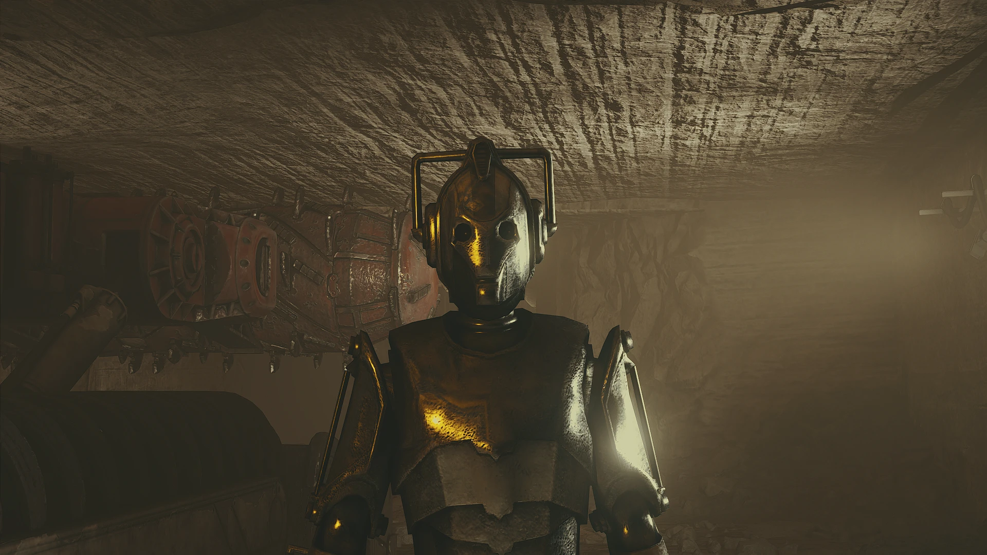 Doctor Who Cybus Cyberman Spacesuit Steel and Weathered V1.1 - Allmods.net