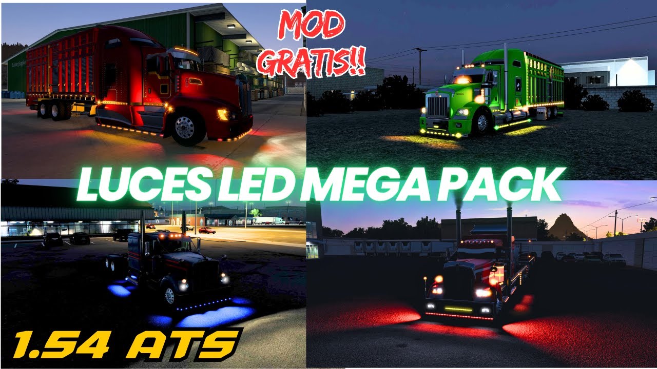 Led Mega Pack (Tuning Lights) V1.0 (1.57.x) - Allmods.net