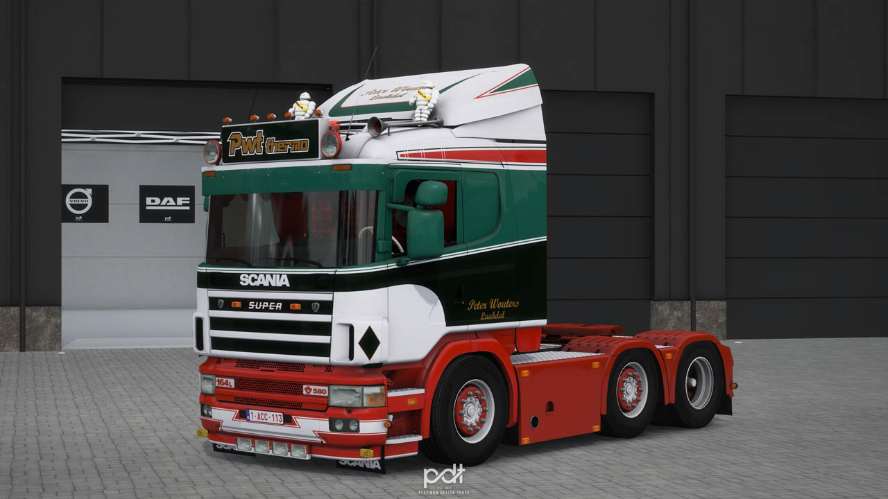 Scania 164L + Trailer "Pwt Thermo" v2.0 1.59 - Allmods.net